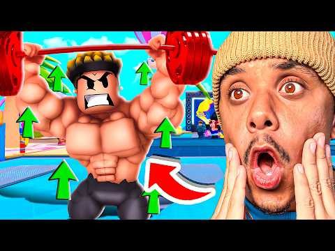 I Play GYM STAR SIMULATOR For The FIRST TIME And GET MAX LEVEL!