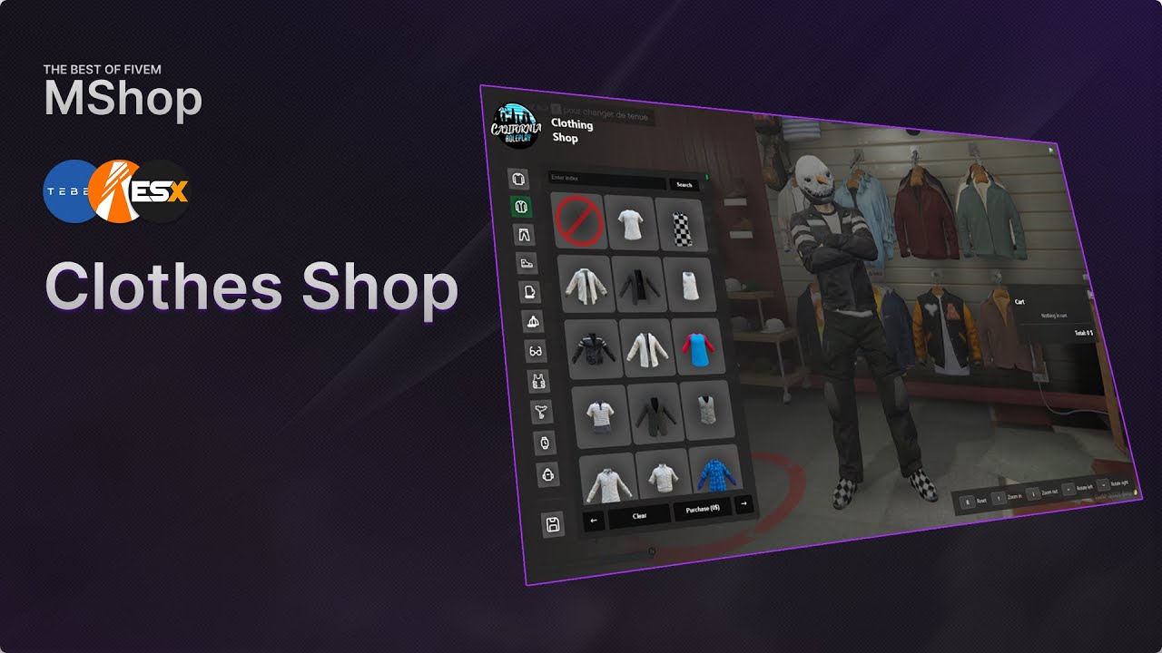[ESX] Clothing Store script - FiveM Releases - Cfx.re Community