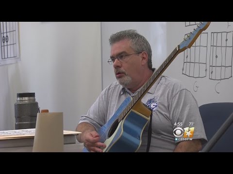 Music Teacher Rocks Out With Students