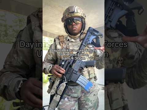 Spend the day with me Security Forces Air Force.Day in the life military #airforce #military #short