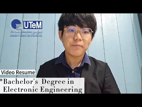 Video Resume| Teh Chee Wan (UTeM)| Bachelor's Degree in Electronic Engineering| 2021|