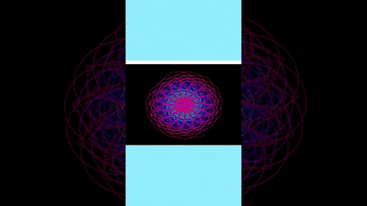 Python turtle graphics code-colorsys flower design.