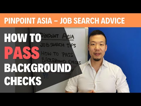 How to Pass Background Checks with Flying Colors (Matt Chung)