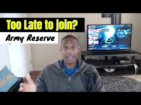 Joining the Army Reserve at age 38. Is it too late?