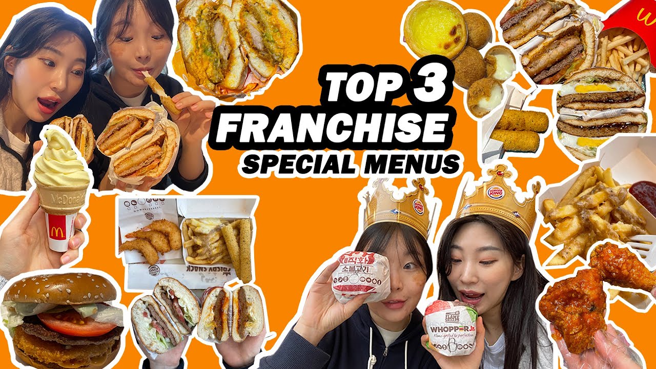 McDonalds | Burger King | KFC | KOREA ONLY menu review