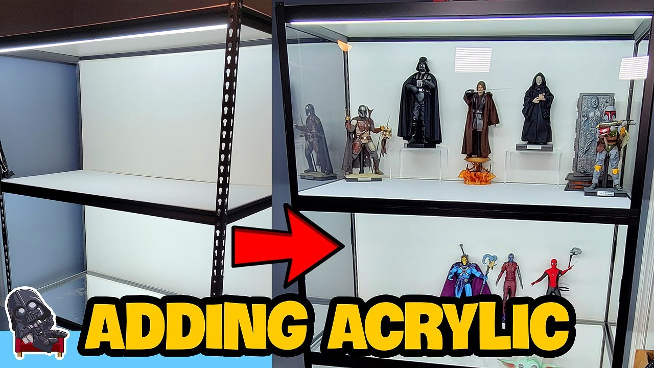 EASY DIY Custom Display Case Part 2 - Garage Shelf Build