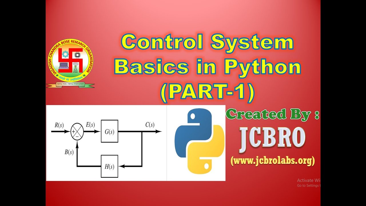 Control System using Python (Part - 1)