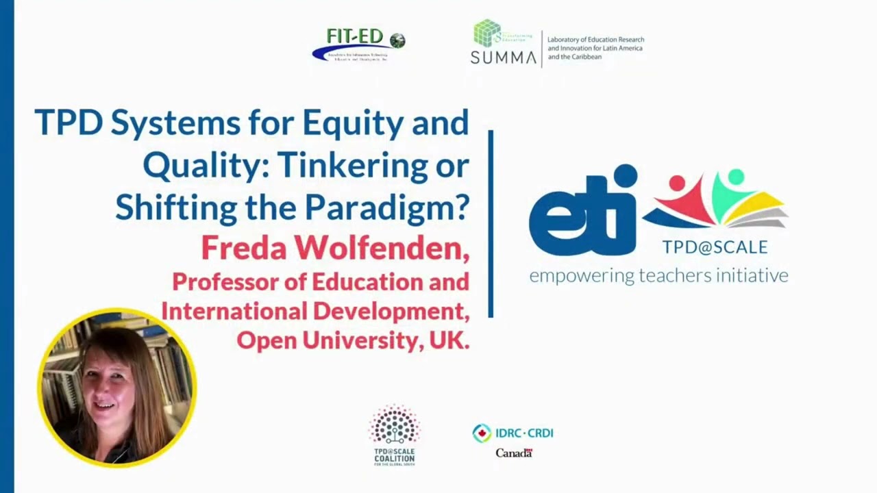 Teacher Professional Development Systems for Equity and Quality: Tinkering or Shifting the Paradigm?