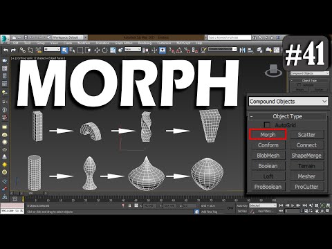 Learn 41 || MORPH IN 3DS MAX || COMPOUND OBJECTS || - Mind Luster