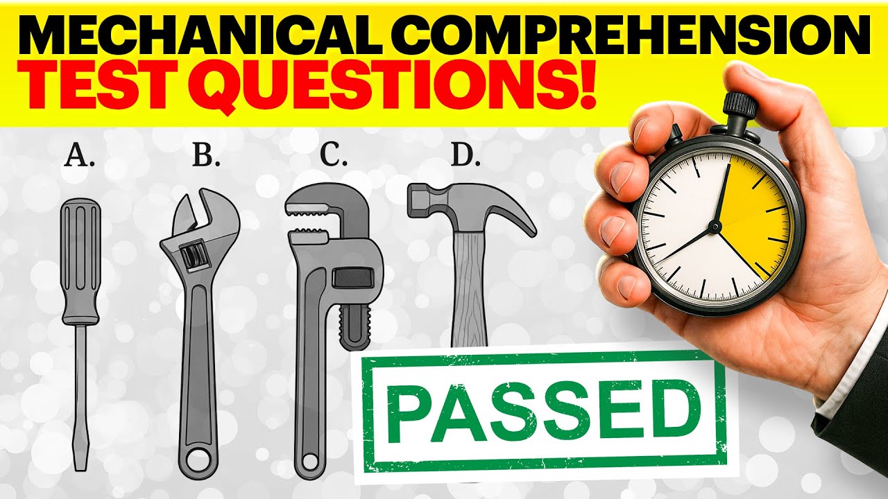 MECHANICAL COMPREHENSION TEST QUESTIONS & ANSWERS! (PASS a MECHANICAL APTITUDE TEST) 100% PASS!
