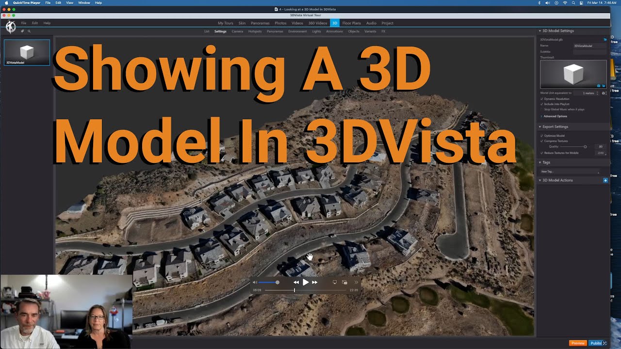 Using 3D Models in 3DVista – Create Flythroughs & Connect to 360 Tours