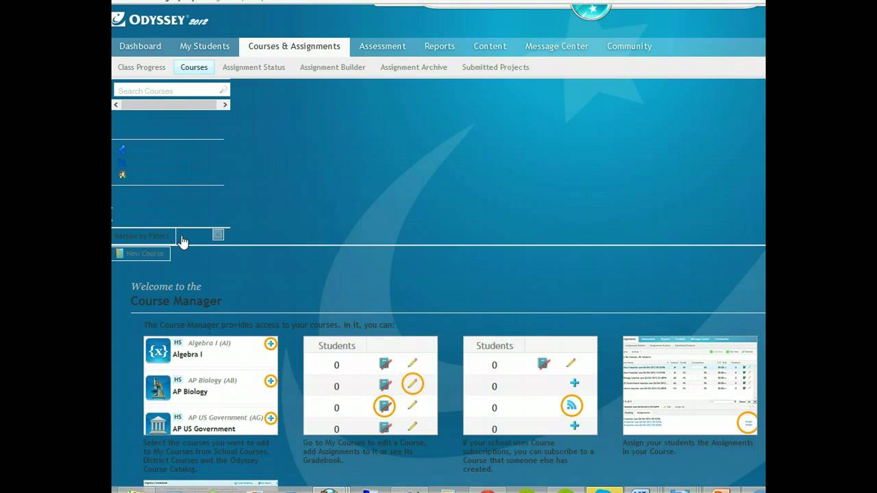 Compass Learning Student Setup and Assignments