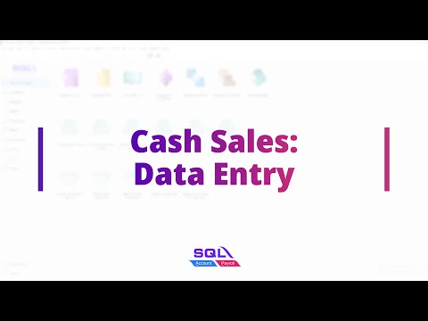 Create Cash Sales | SQL Documentation