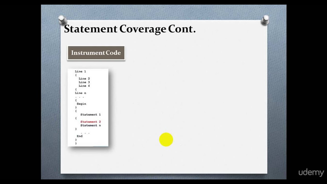 Manual Testing | White box testing | Statement coverage