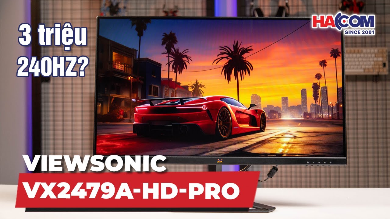 Màn hình Viewsonic VX2479A-HD-PRO (23.8 inch/FHD/IPS/240Hz/1ms)
