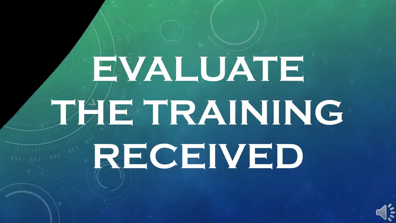 Training Evaluation Template