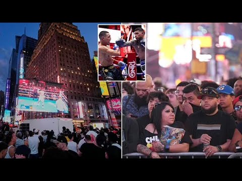 Boxing Fans OUTRAGED Over Times Square Event!
