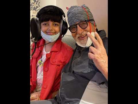 AARADHYA BACHCHAN with his Grand Father AMITABH BACHCHAN😍❤🥰... #amitabhbachchan #aaradhyabachchan