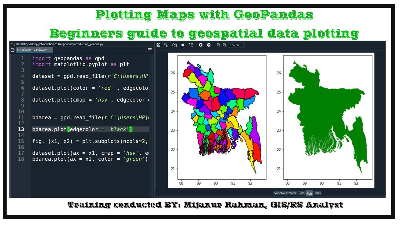 Plotting Maps with GeoPandas || Beginners guide to geospatial data plotting