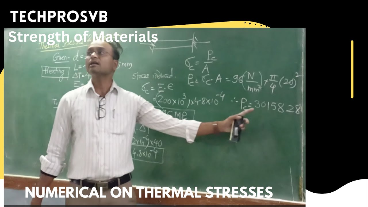 9. Numerical on Thermal Stresses