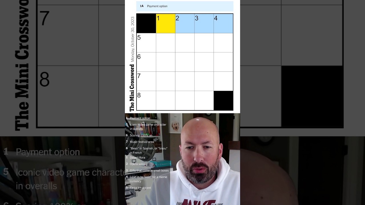 Can you score 100% on today's mini-crossword?
