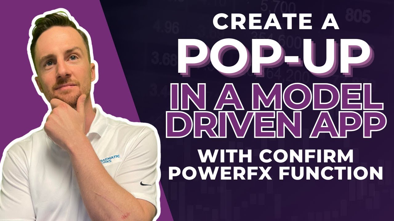 Pop-Up Guide: Use Confirm PowerFX in Model-Driven App