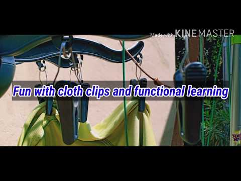 SpecialSaathi - Fun with Cloth clips- Occupational therapy exercises