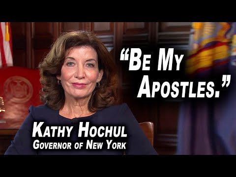 'Be My Apostles' says N.Y. Governor Kathy Hochul