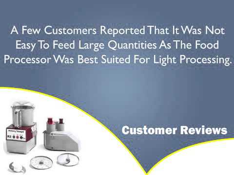 Robot Coupe R2N Continuous Feed Combination Food Processor with 3 Quart Bowl - 120V