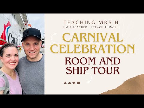 Carnival Celebration Room and Ship Tour