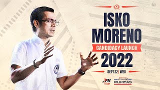 LIVESTREAM: Isko Moreno presidential candidacy launch