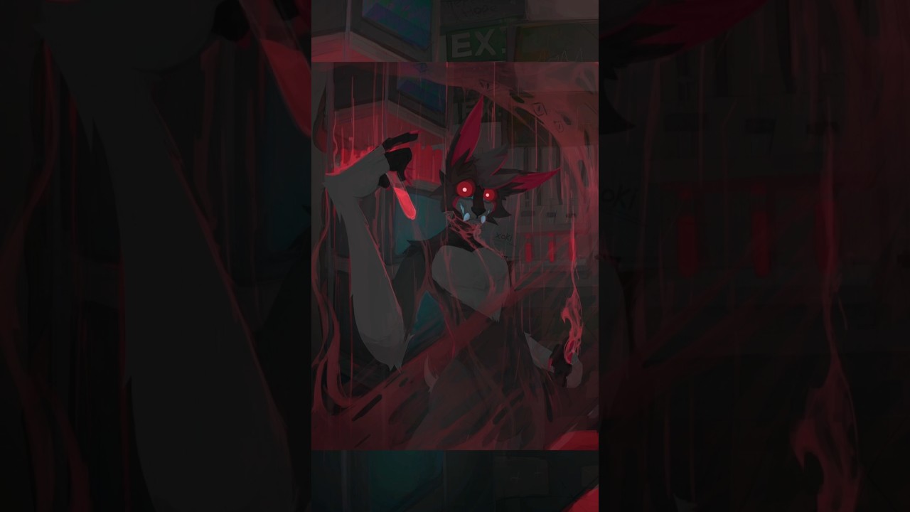 Dusk drawing process steps #furry #digitalartist #bunny #rabbit #anthro