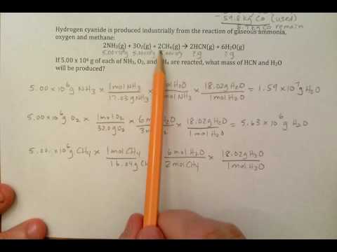 Limiting Reactant with 3 Reactants