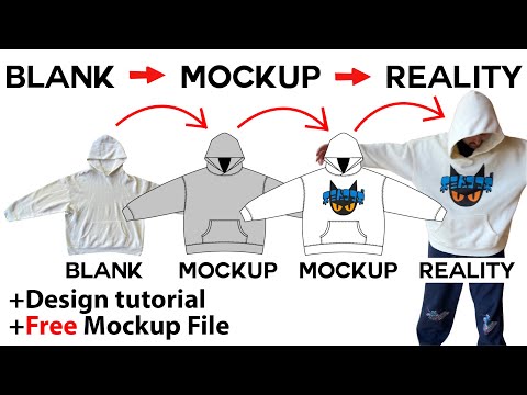 Designing A Hoodie Start To Finish (Mockup to Reality)