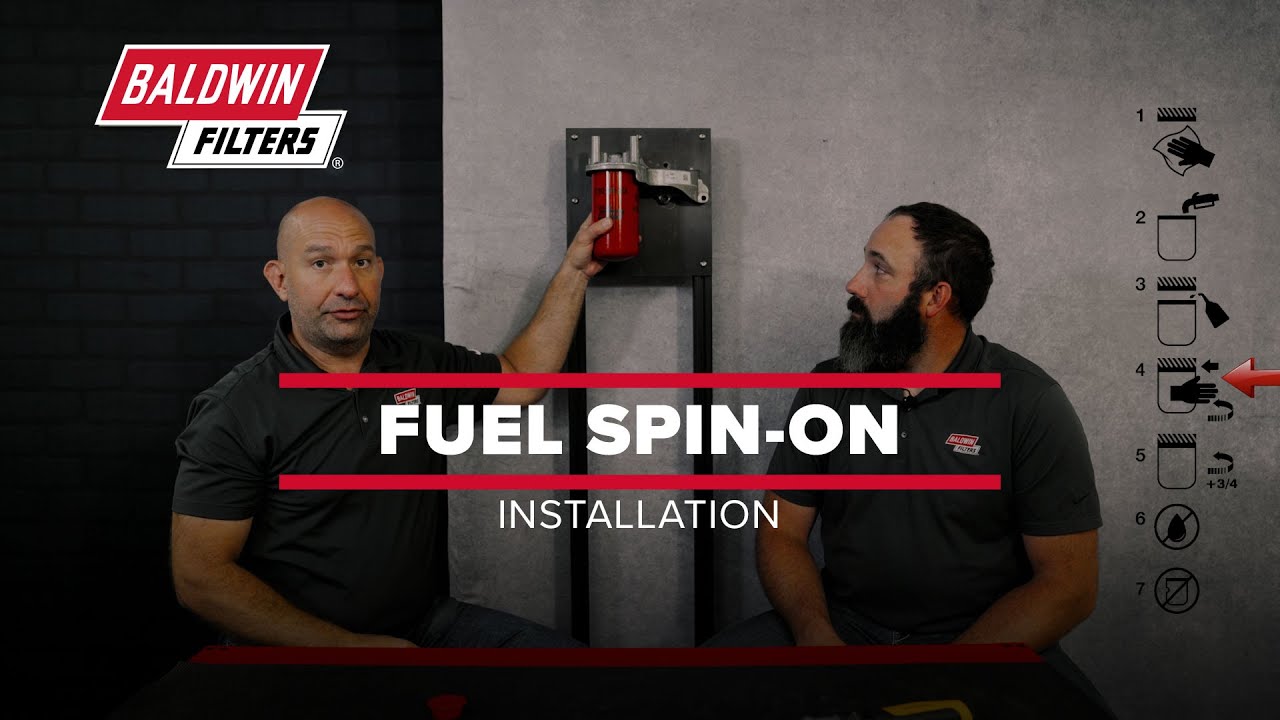Baldwin Fuel Spin-on Install