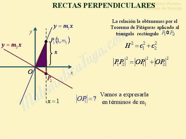 Rectas Perpendiculares Ecuaciones Youtube