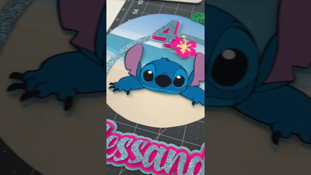 Lilo and stitch cake topper