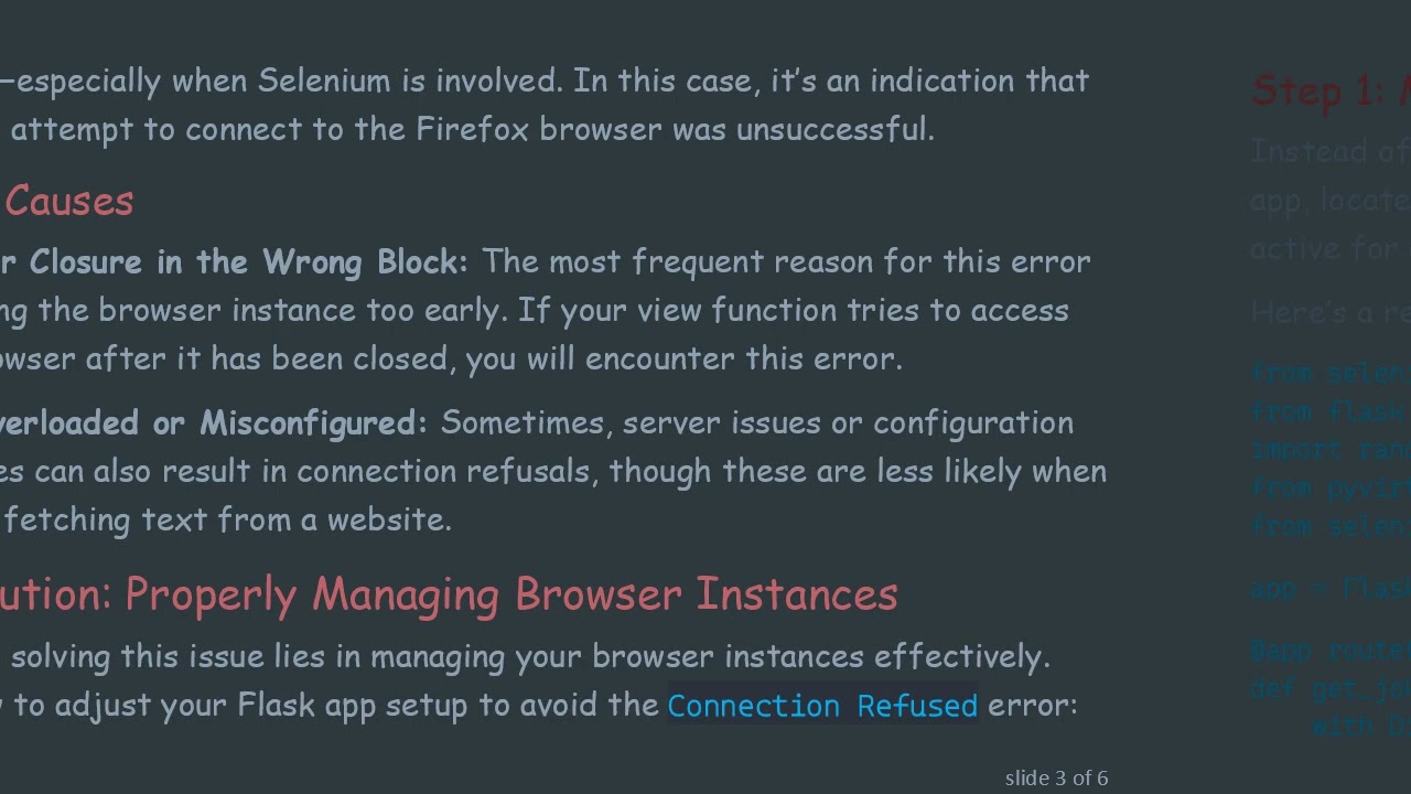 Resolving Connection Refused Errors in Flask Apps on PythonAnywhere