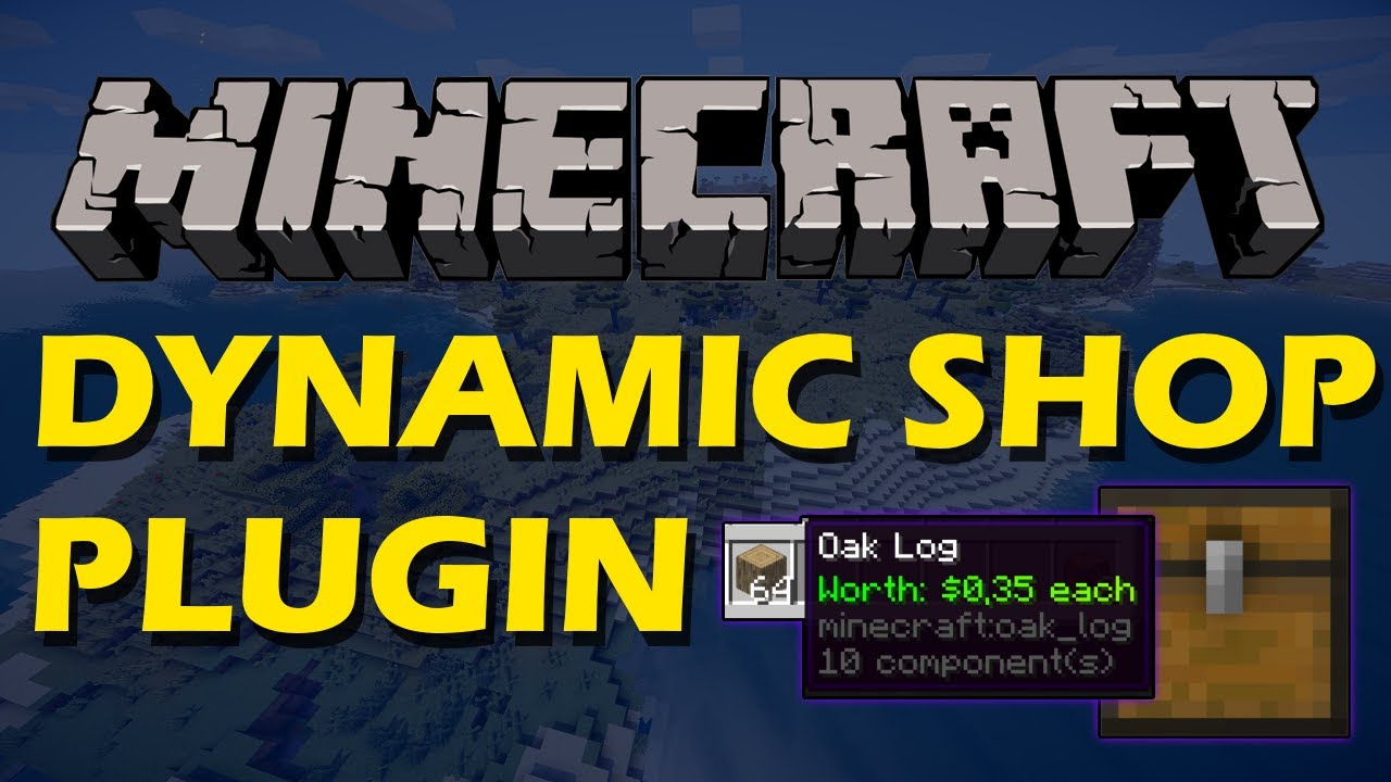 Changing economy in Minecraft with Dynamic Shop GUI Plugin