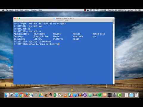 Learn Learn to Code with Ruby Section 01 Lesson 02 Mac OS Access and Work with the Terminal ...