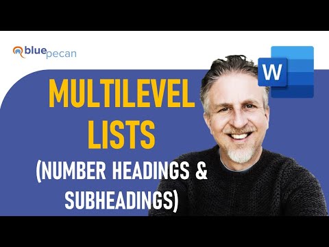 How to Apply Multilevel Numbering In Microsoft Word | Numbering Headings and Subheadings