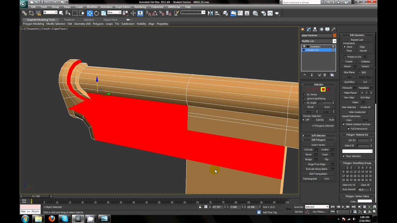 M4A1 - 3D Modeling Tutorial - 03 - Blockout (Part 2)