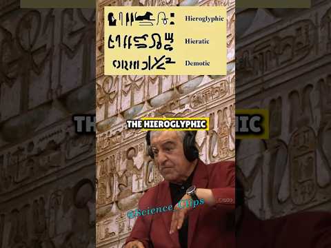 Ancient Egyptian Writing Was More Than Just Hieroglyphics - Joe Rogan Experience