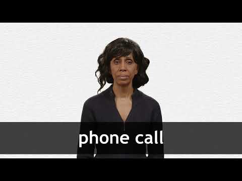 PHONE CALL definition and meaning | Collins English Dictionary