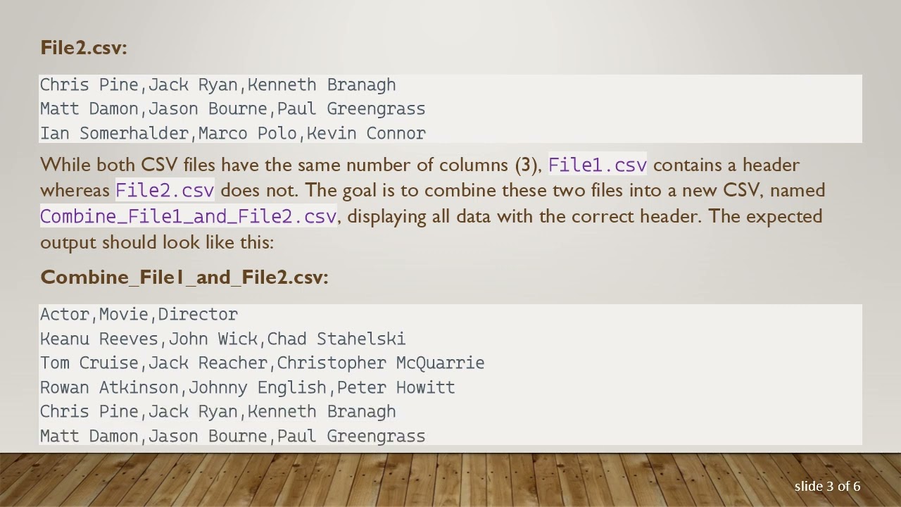 How to Combine Two CSV Files with Different Headers Using Python