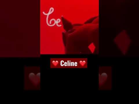 CELINE (Calligraphy video) #calligraphy #name #celine