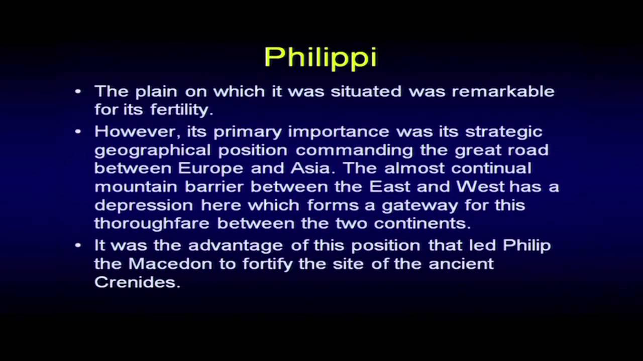 Philippi - Chuck Missler