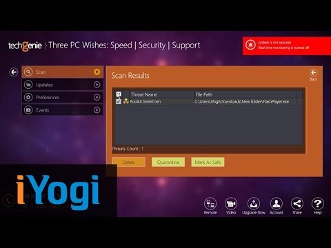 How to Remove Rootkit.Sirefef.Gen using TechGenie