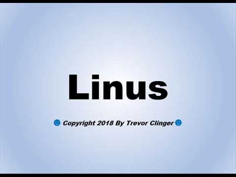 How To Pronounce Linus