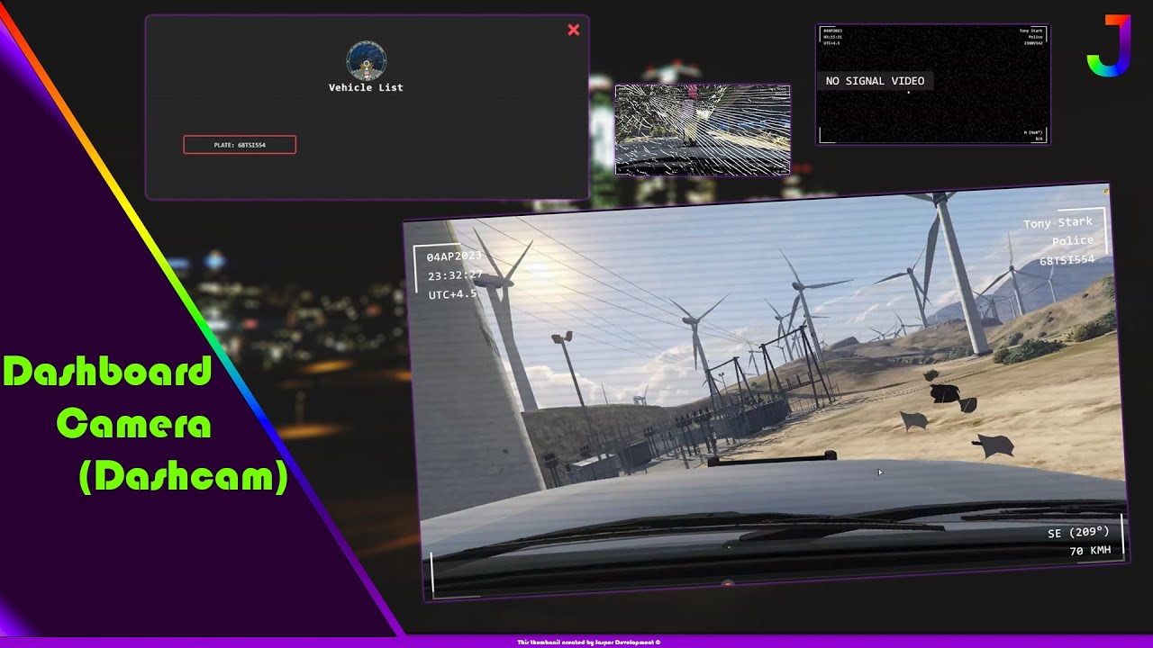 [PAID] [ESX | QBCORE] 🎥 Vehicles Dashcam - live/police dashcam (Live ...